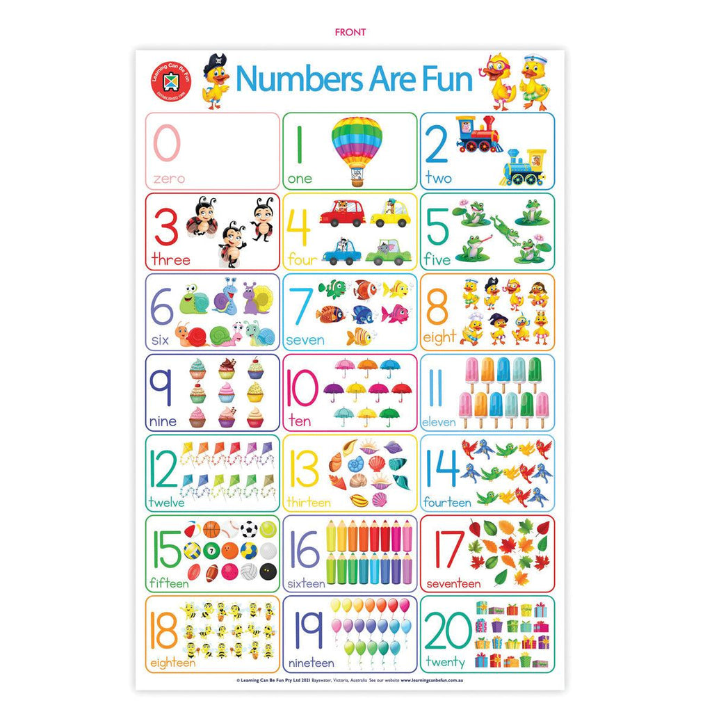 LCBF Wall Chart Numbers Are Fun Poster | Office Connect 2018