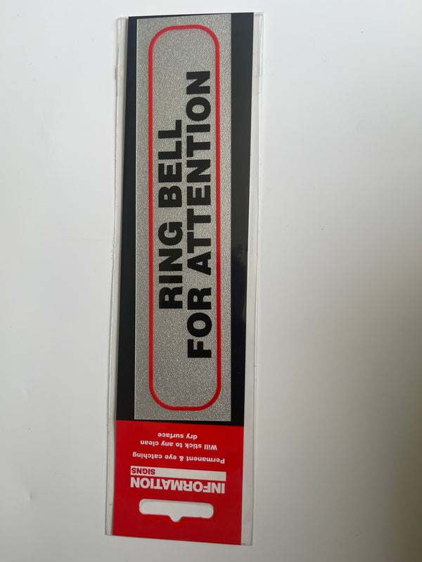 “Ring Bell for Attention” sign | Office Connect 2018