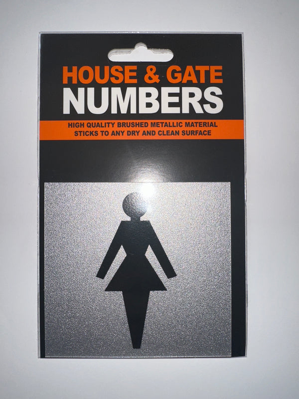 Rosebud Brushed Metallic Female Symbol Sign | Office Connect 2018