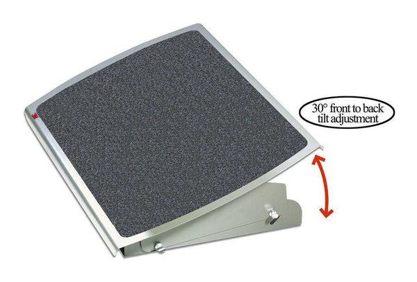 3M Adjustable Footrest FR530CB Charcoal | Office Connect 2018